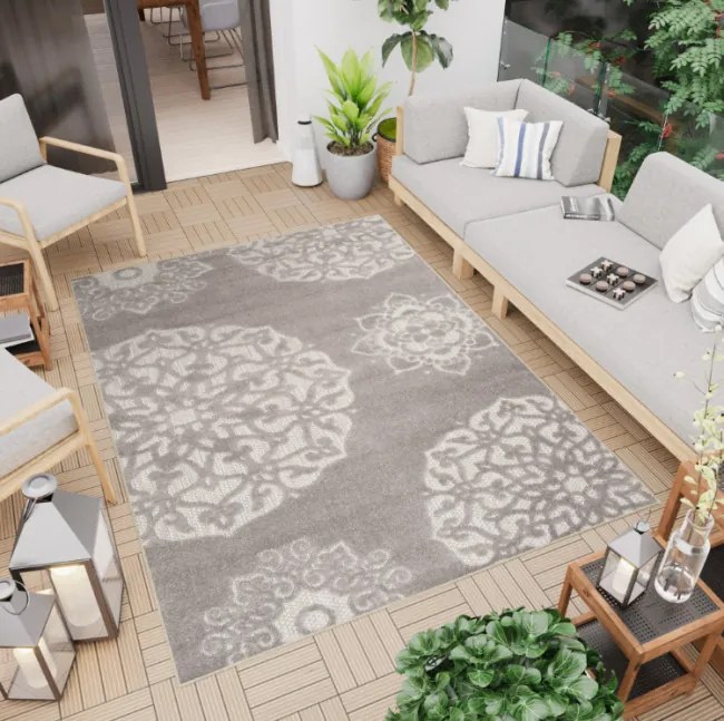 Koberec PATIO FGA EC97B šedý