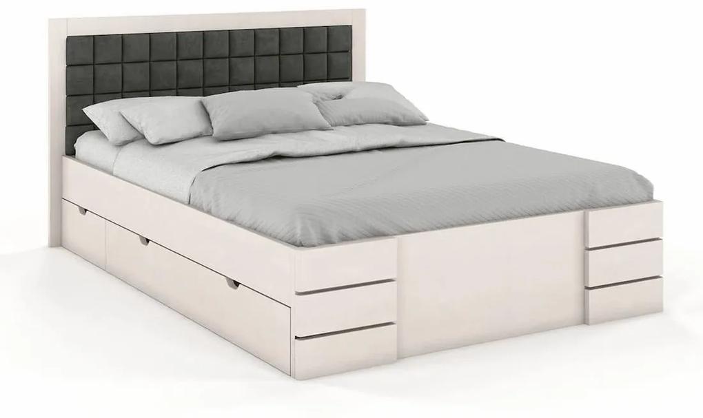 Buková postel s úložným prostorem - Gotland Drawers,   ,  140x200 cm
