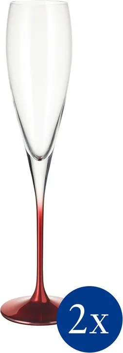 Villeroy&Boch Allegorie Premium Rosewood Champagne sklenice na šampaňské 30 cm, 0,26 l, sada 2ks