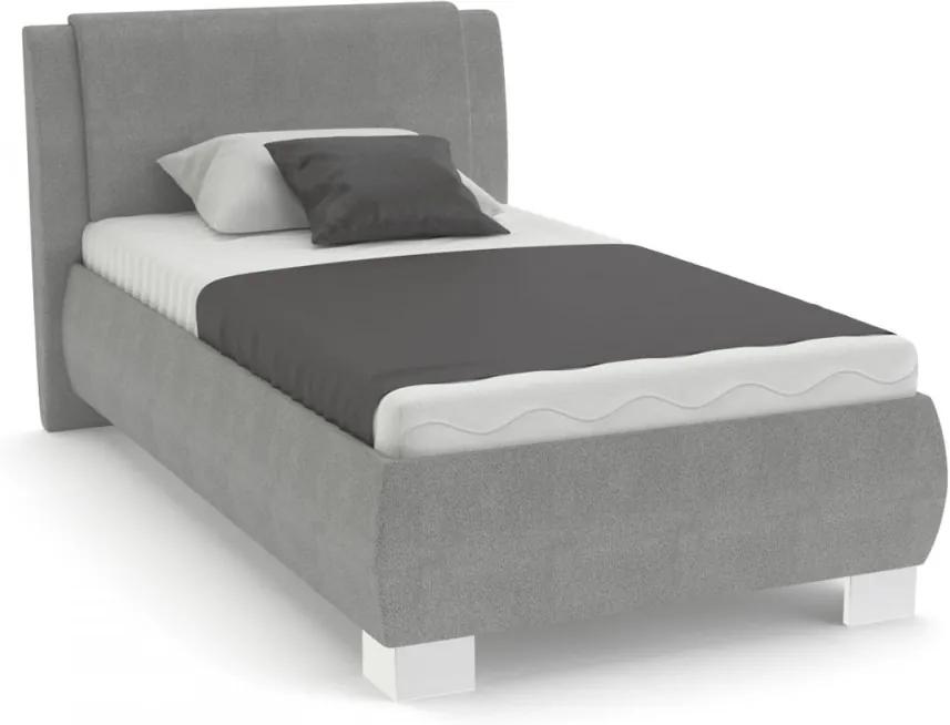 Čalouněná postel s úložným prostorem Kartago vario, čelní výklop, 90x200 cm MAWS