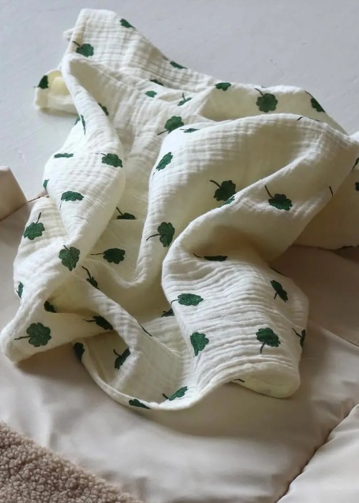 Mušelínová plena STUDIO NOOS White Clover