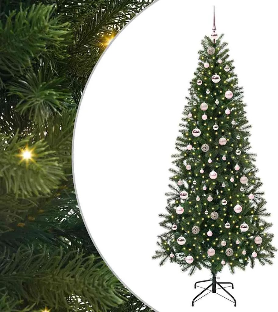 Umělý vánoční stromeček Zelená 210 cm PE a PVC 3397369
