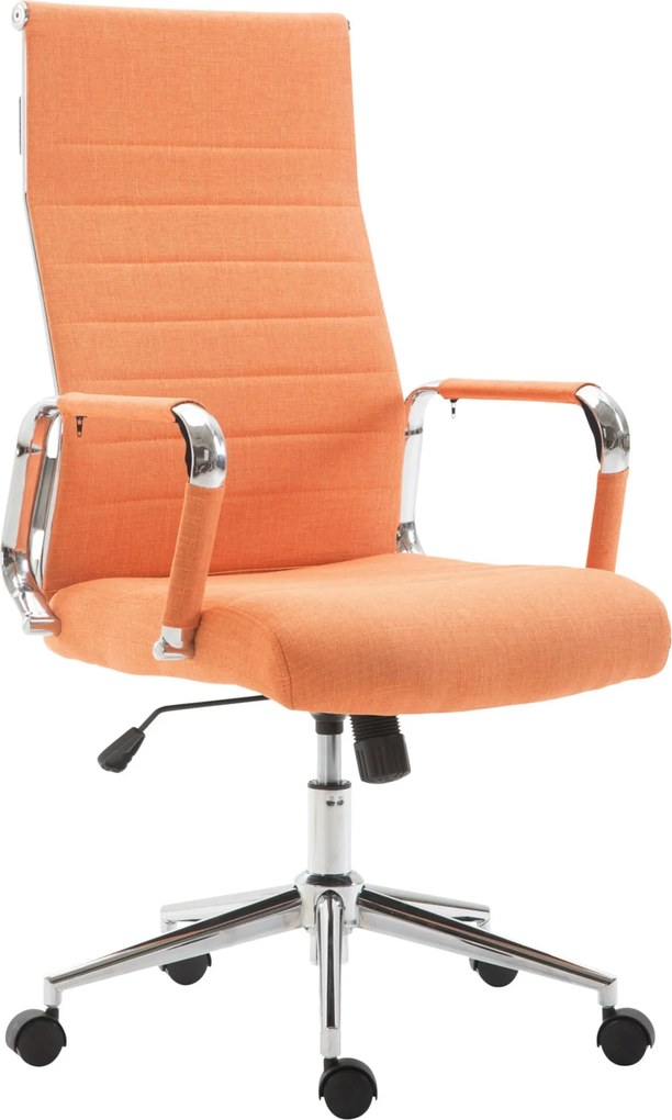 Kancelářská židle Kolumbus látka – oranžová