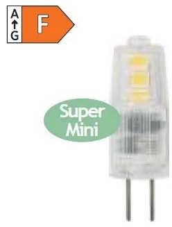 Diolamp SMD LED Mini Capsule čirá 1,5W/G4/12V AC-DC/3000K/150Lm/360°