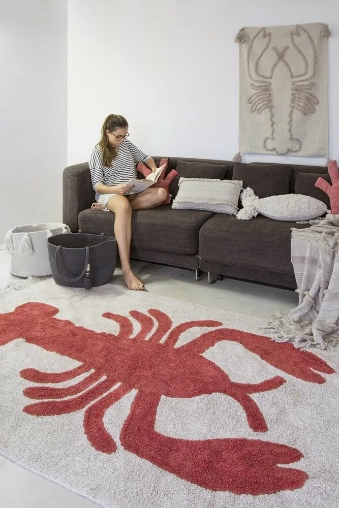 Lorena Canals koberec 140 x 200 humr, světlý - Lobster