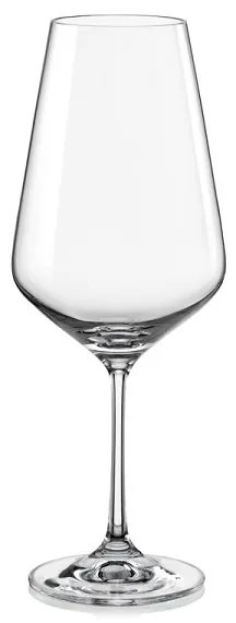 Crystalex-Bohemia Crystal Crystalex Sklenice na víno SANDRA 550 ml, 1 ks