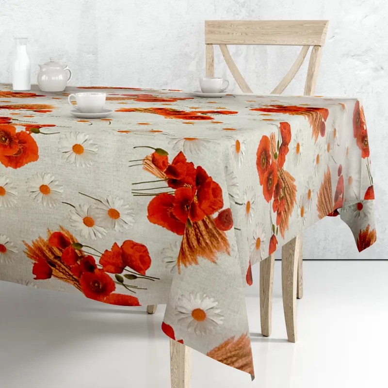 Ubrus PVC Mirabella DC-6845B - Polní kvítí 140cm x 20m