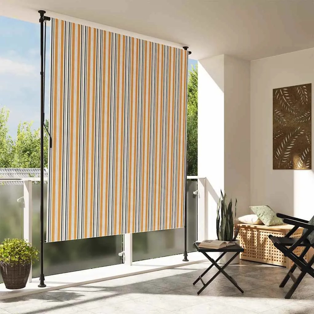 vidaXL Venkovní roleta 200 x 270 cm [368771] Barva: Modrá