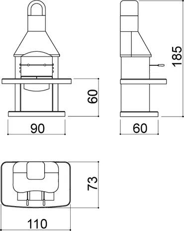 Norman Siesta zahradní krb