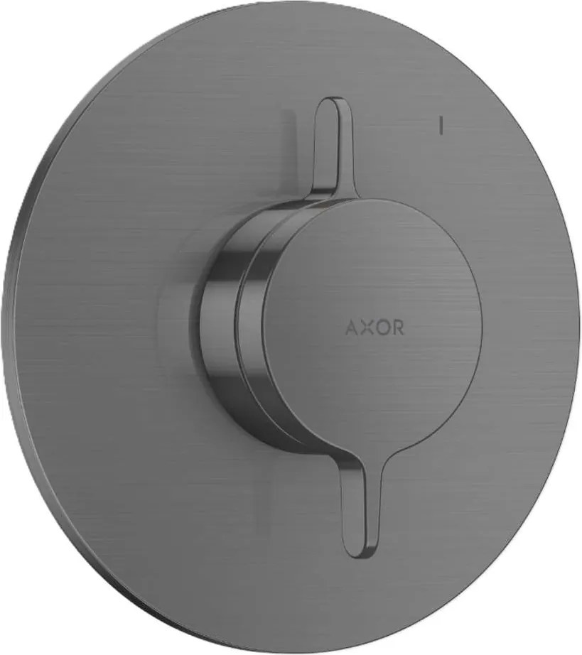 Axor One - Sprchová baterie pod omítku, kartáčovaný černý chrom 48615340