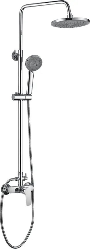 Aqualine Aqualine, LOTTA sprchový sloup s pákovou baterií, chrom, LT690