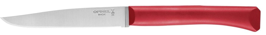 Opinel Bon Appetit + steakový nůž s polymerovou rukojetí 11 cm, červená, 001902