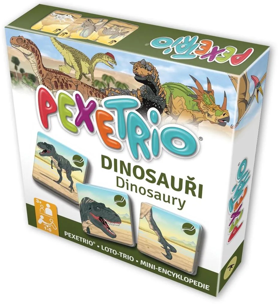 Společenská hra pexetrio dinosauři