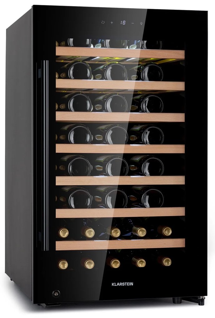Klarstein Barossa 50 Uno, vinotéka, 120 l/52 lahví, 1 zóna, dotykové ovládání
