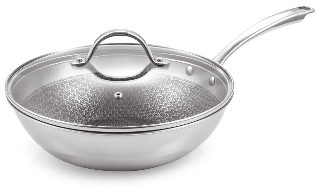 TESCOMA Wok SteelCRAFT s poklicí ø 28 cm