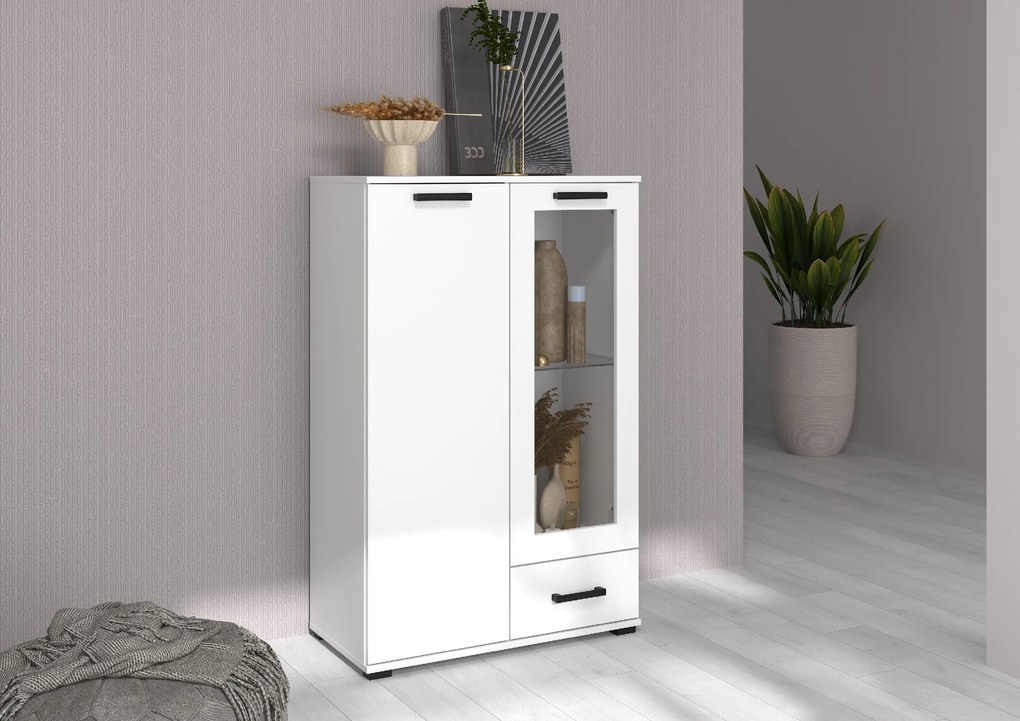 ADRK Furniture Frazio Vysoká komoda ADRK-CHES-FRA-125-W