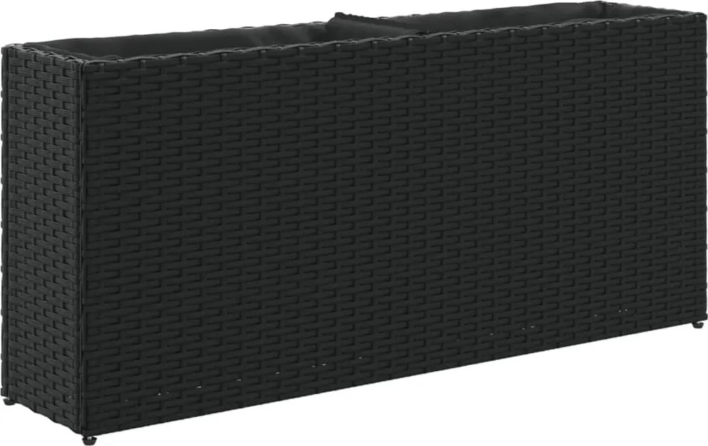 Zahradní truhlíky se 2 květináči 2 ks hnědé 90 x 20 x 40 cm 3210513