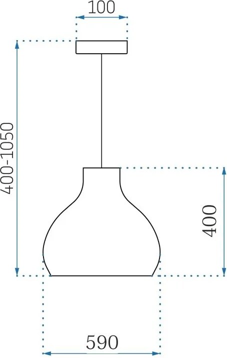 Toolight Toolight, přírodní závěsné svítidlo 1xE27 APP985-1CP BIG, hnědá-černá, OSW-01044