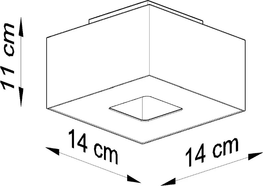 Sollux Lighting Stropní svítidlo MONO 1 bílé