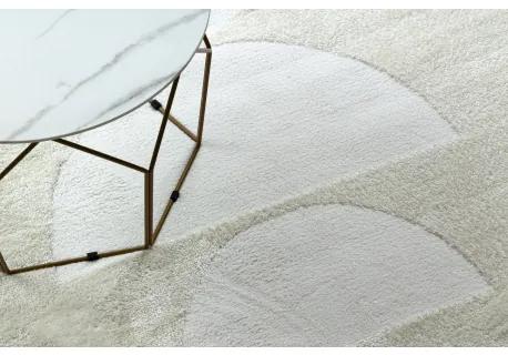 Moderní koberec MODE 8598 geometrická krémová velikost 160x220 cm | krásné koberce cz
