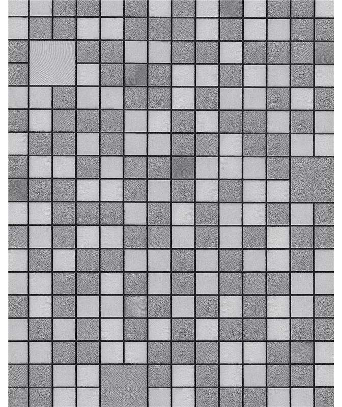 Stěnový 3D obklad mozaika Versai šedá kovová s třpytkou