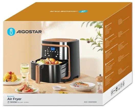 Aigostar - Horkovzdušná fritéza 7l 1900W/230V