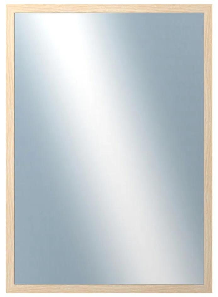 DANTIK - Zarámované zrcadlo - rozměr s rámem cca 50x70 cm z lišty KASSETTE dub bělený (2861)