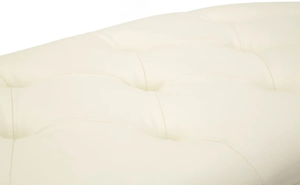 Designová lavice Pembroke 120 cm bílá