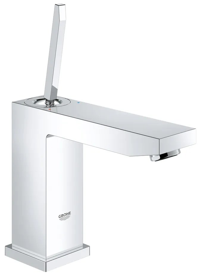 Grohe Eurocube Joy - umyvadlová baterie stojánková s odtokovou garniturou, chrom 23658000