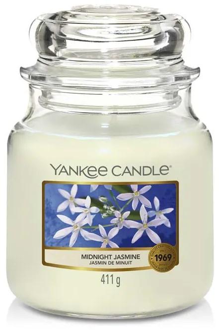 Yankee Candle - vonná svíčka Midnight Jasmine (Půlnoční jasmín) 411g