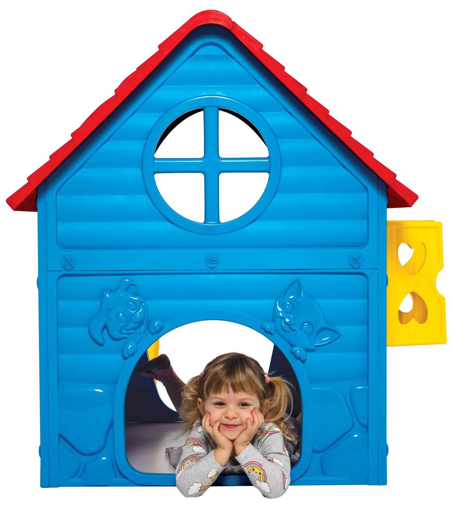 Tomido dětský zahradní domeček modrý
