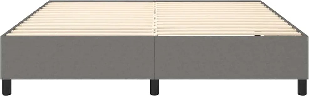 Rám postele s boxspringem tmavě šedý 160 x 200 cm textil 3120871