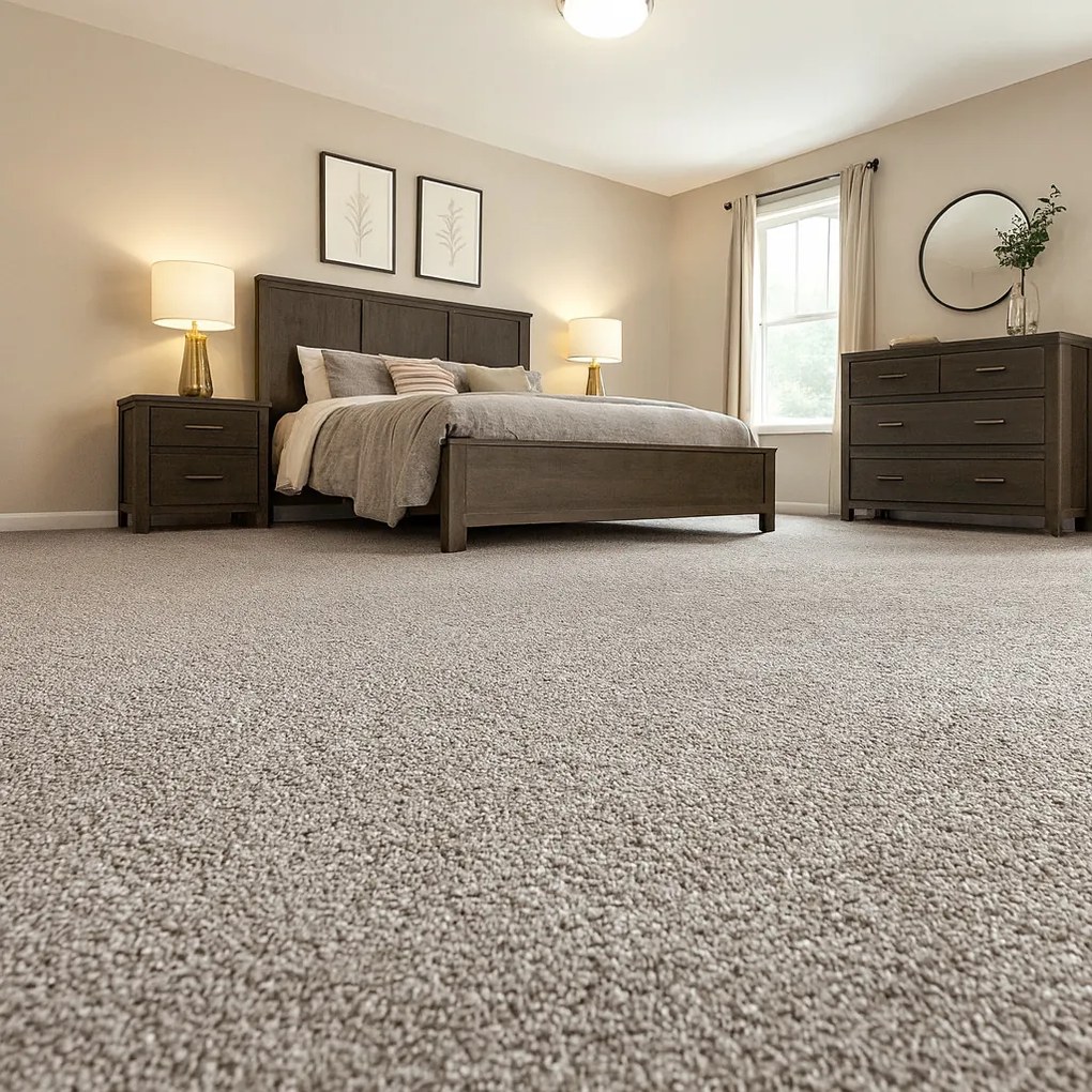 Lano, Metrážový koberec Supersoft 840 sv. šedý, šíře 4m, šedá, ab (mřížka), kancelář