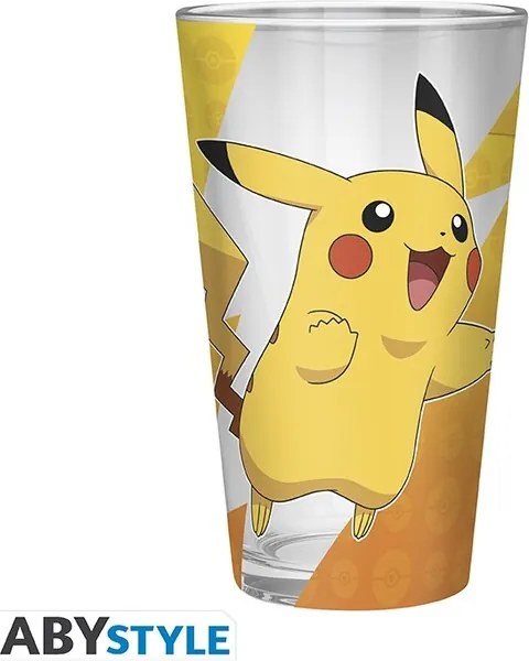 Sklenice Pokémon - Pikachu 400 ml