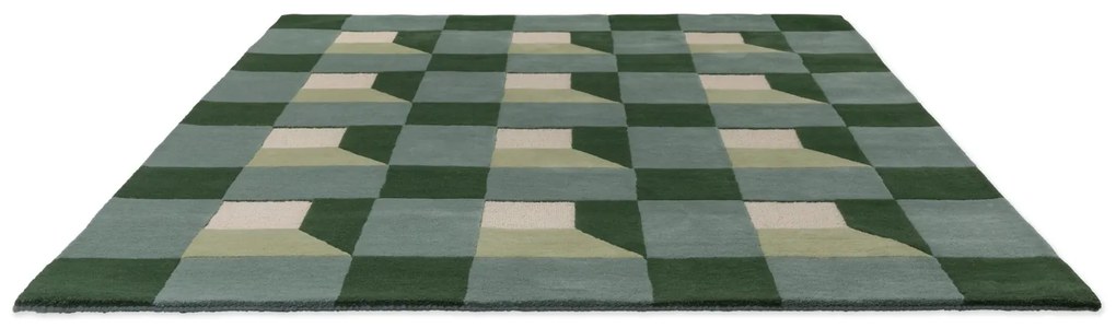 Brink&Campman Harlequin Blocks fern 141907 200x280cm green