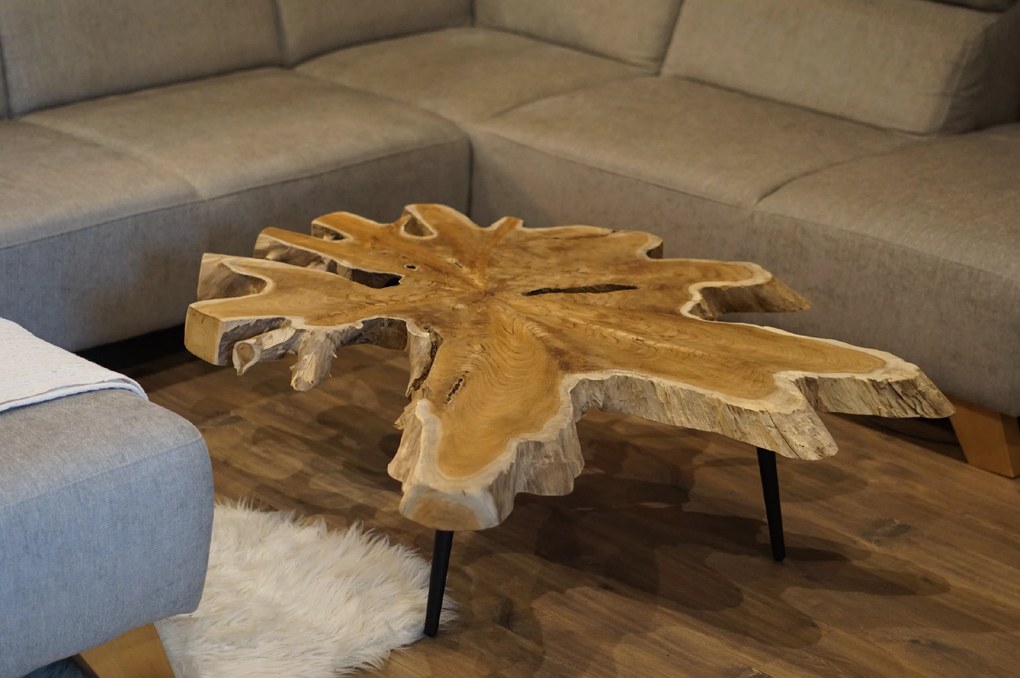 Exotický stůl Teak 120 cm