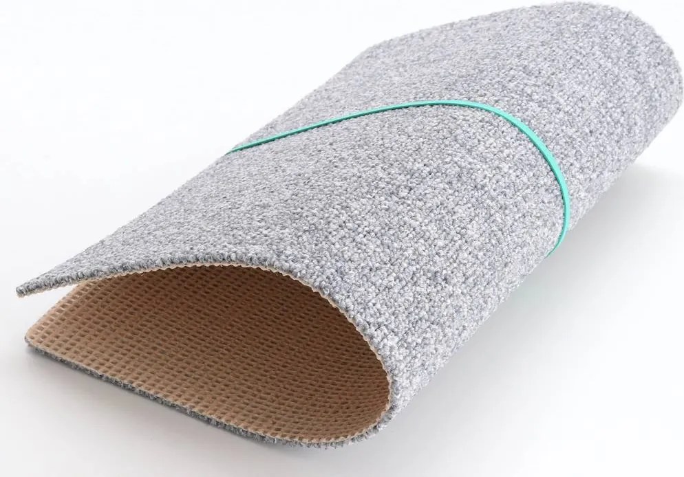 Condor Carpets, Metrážový koberec Extreme 74, zátěžový, na míru, šíře 4m, šedá, ab (mřížka), chodba / předsíň