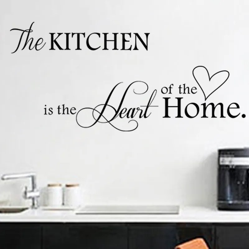 U Foťáka Samolepka na zeď do kuchyně Home citát 66x15cm