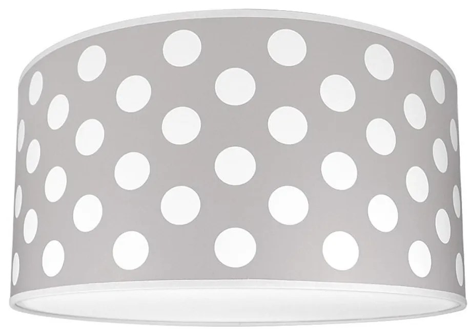 Dětské stropní svítidlo DOTS GREY 2xE27/60W/230V šedá