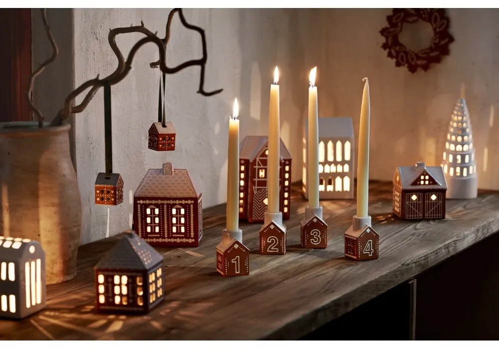 Keramický adventní svícen Gingerbread – Kähler Design