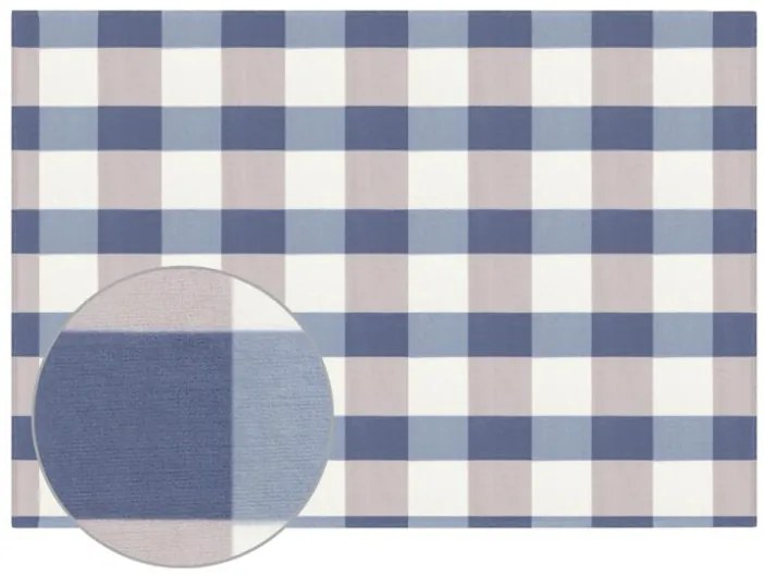 Bellatex Přikrývka  Kemping PLUS 150x200 cm Kostka Modrá