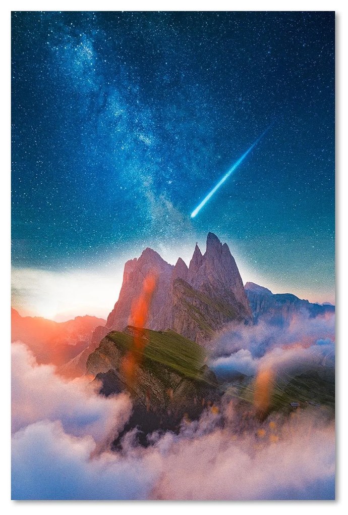 Gario Obraz na plátně Kometa nad horami - Rokibul Hasan Rozměry: 40 x 60 cm