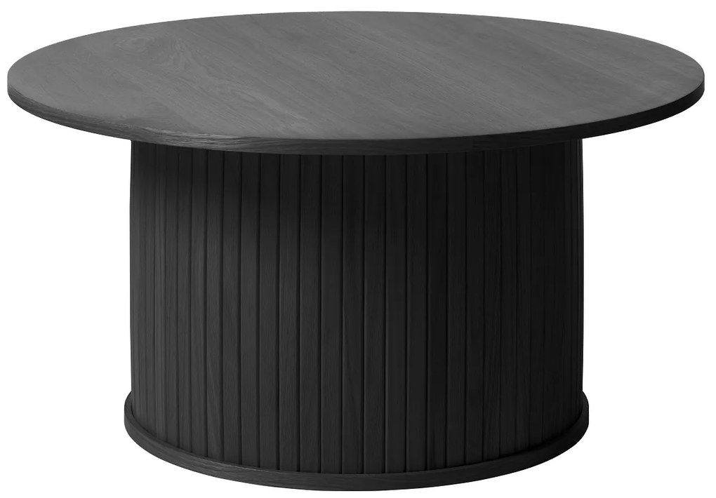 Designový konferenční stolek Vasiliy 90 cm černý dub