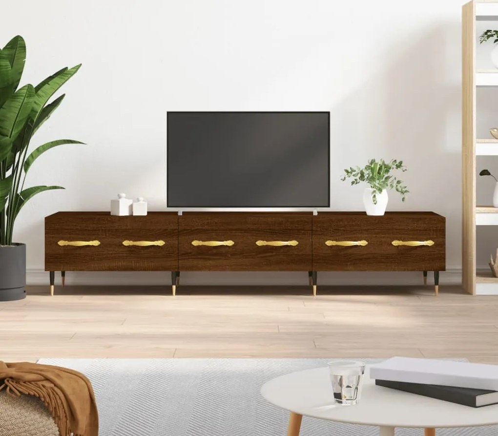 vidaXL TV skříňka 150 x 36 x 30 cm kompozitní dřevo [829138] Barva: Betonová šedá