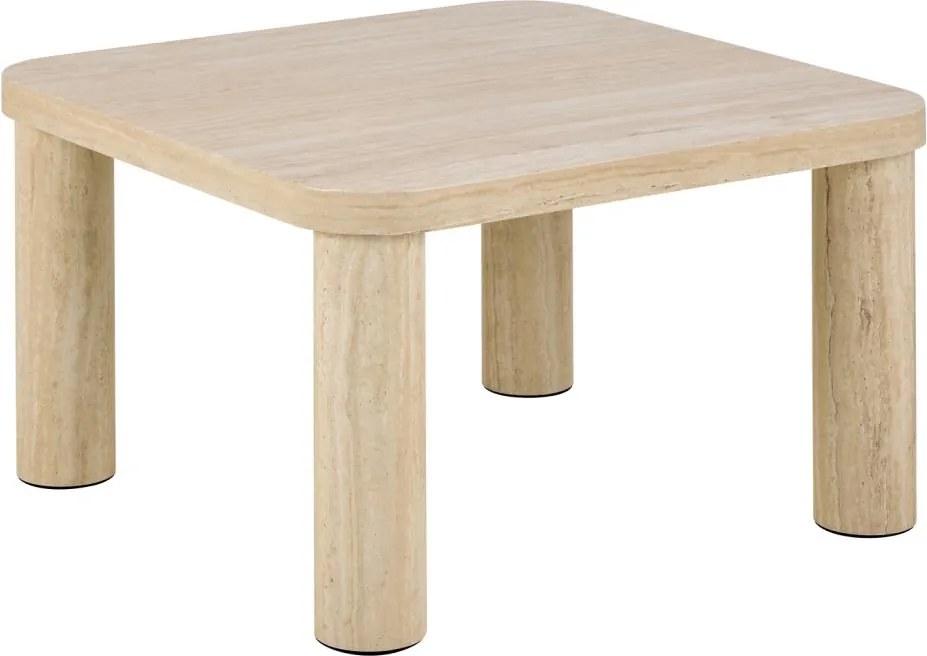 Konferenční stolek Solano 60 cm béžový travertin
