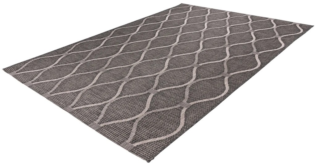 Obsession, Kusový koberec Nordic 871 grey – na ven i na doma, 160x230, šedá, chodba / předsíň