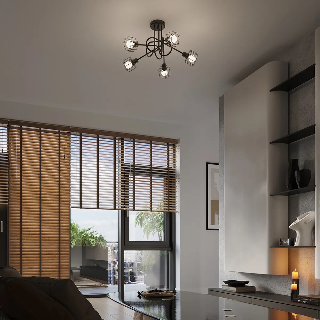 Sollux Lighting Nástěnné svítidlo BELUCI 1 Černá