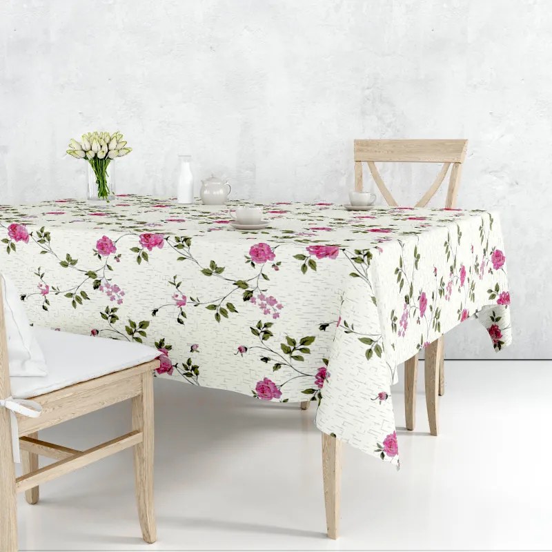Ubrus PVC Mirabella 6980C - Květiny 140cm x 20m