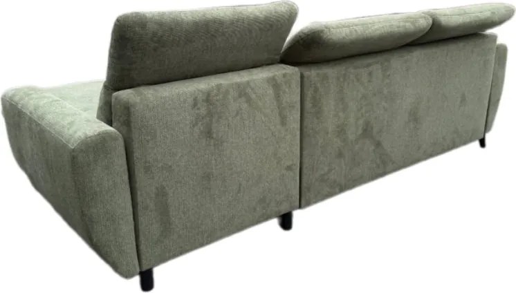Rozkládací rohová sedačka TORRINO L mini pravý roh šedá