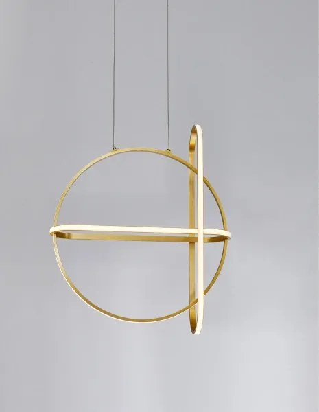 LED lustr Arte 52 zlaté